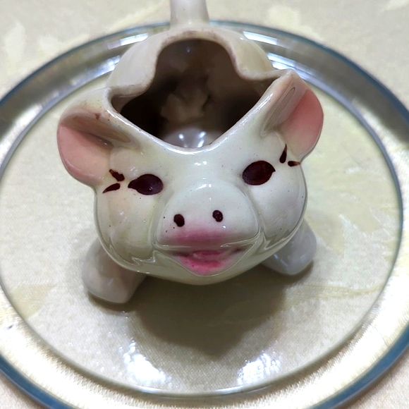 Art | Vintage Ceramic Piglet Trinket Holderplanter | Poshmark